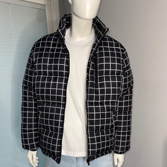 Forever 21 | Jackets & Coats | Forever 2 Mens Black And White Grid ...